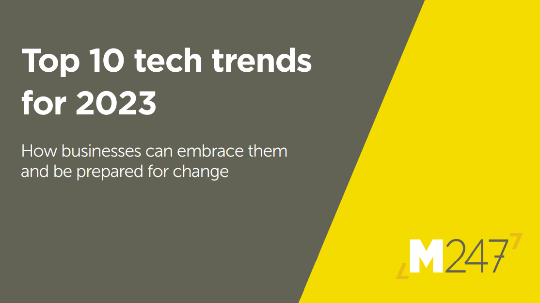 Thanks for downloading our 'Tech Trends 2023' whitepaper.